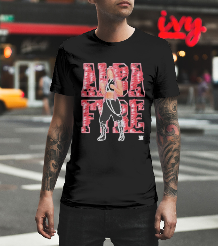 Alba Fyre Wrestling WWE Pose T-Shirt