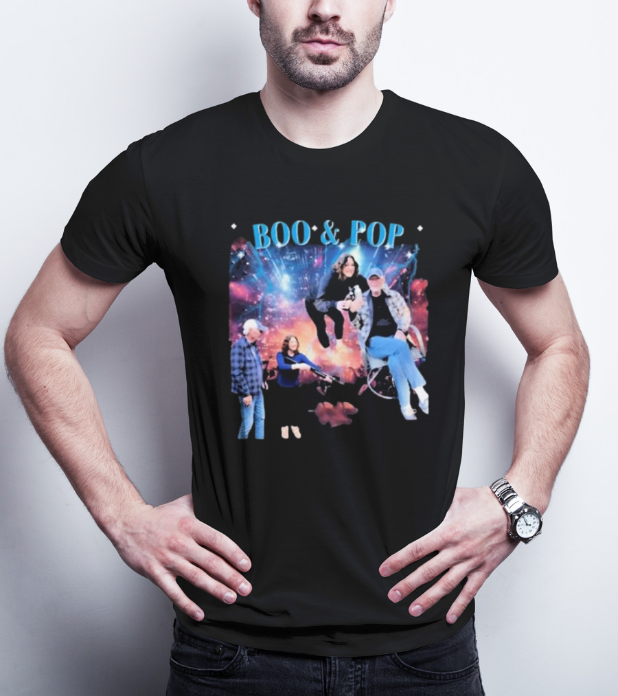 BOO AND POP Cosmic Adventure Family Fun T-Shirt