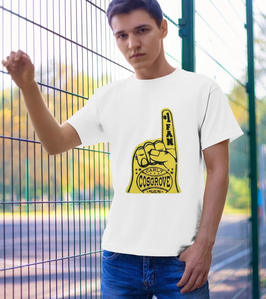 Carly Cosgrove Philadelphia Number One Fan Foam Finger T-Shirt