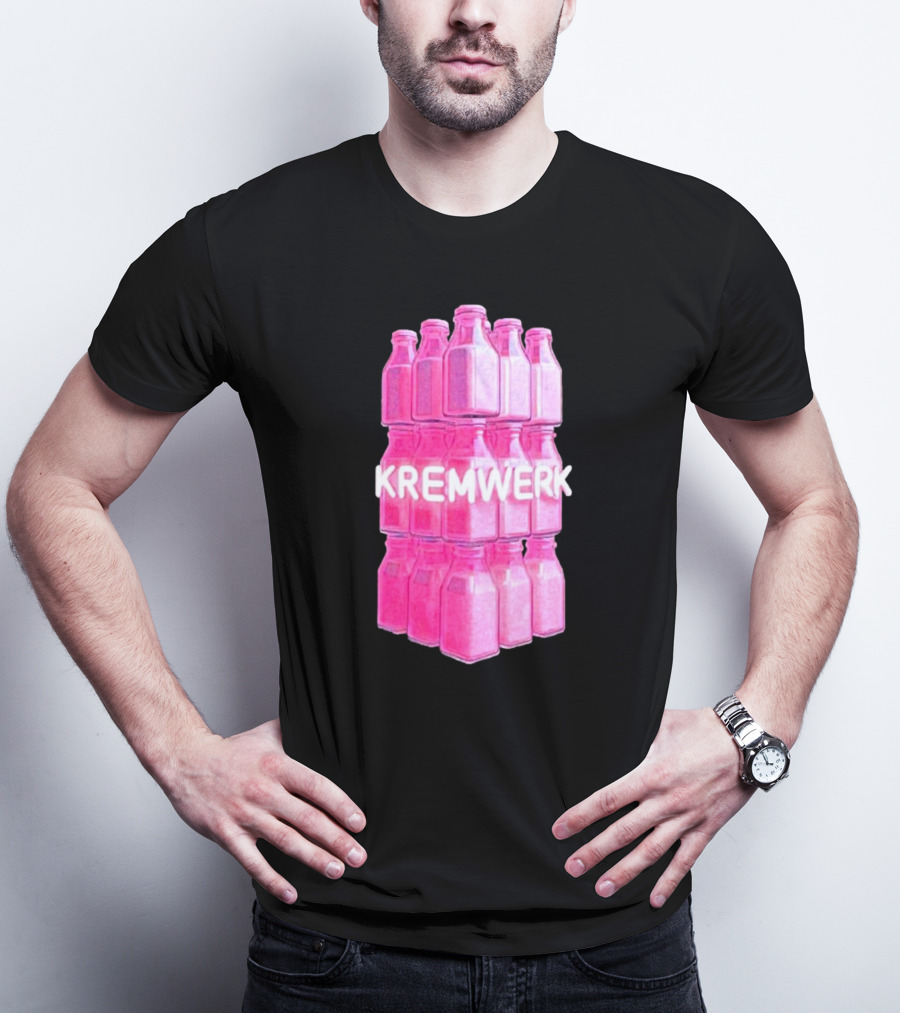 Kremwerk Seattle Wa Pink Cream Bottles Factory T-Shirt