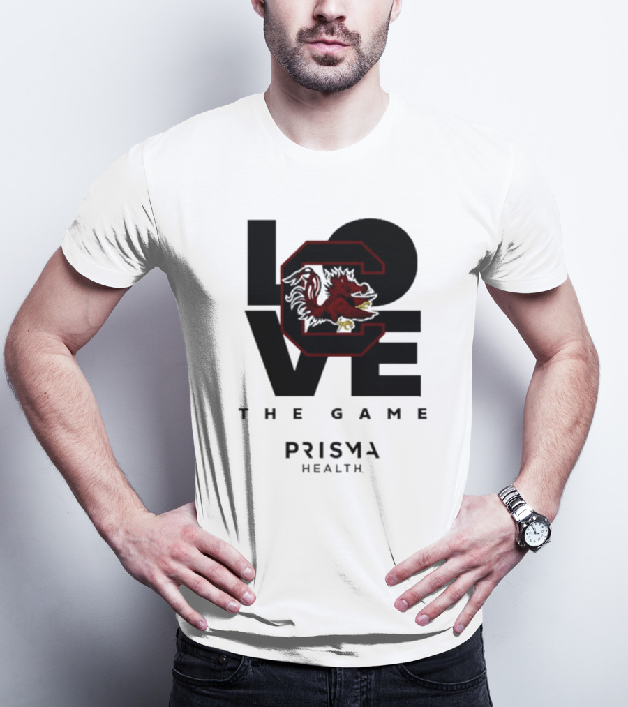 South Carolina Gamecocks Love The Game Prisma Health T-Shirt