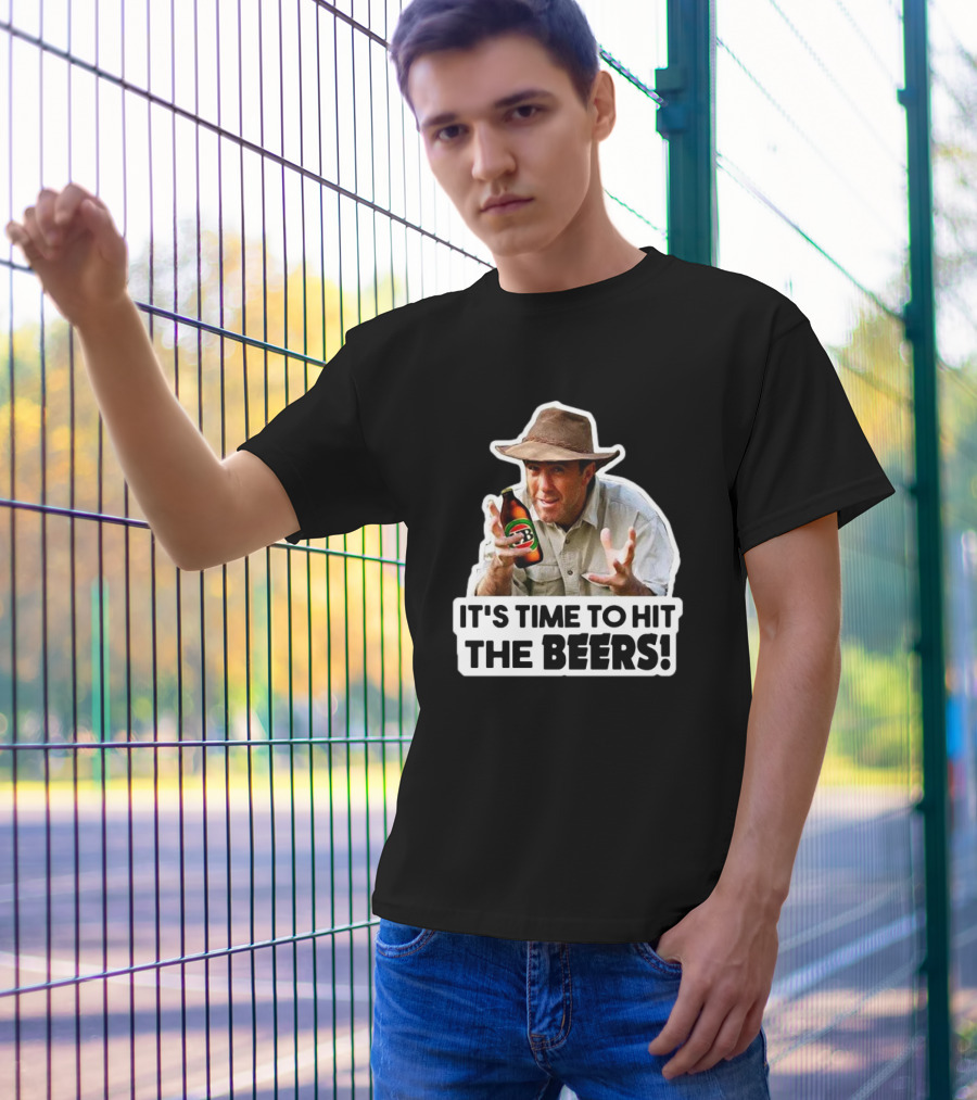 Russell Coight It's Time To Hit The Beers Beer Bottle Hat T-Shirt