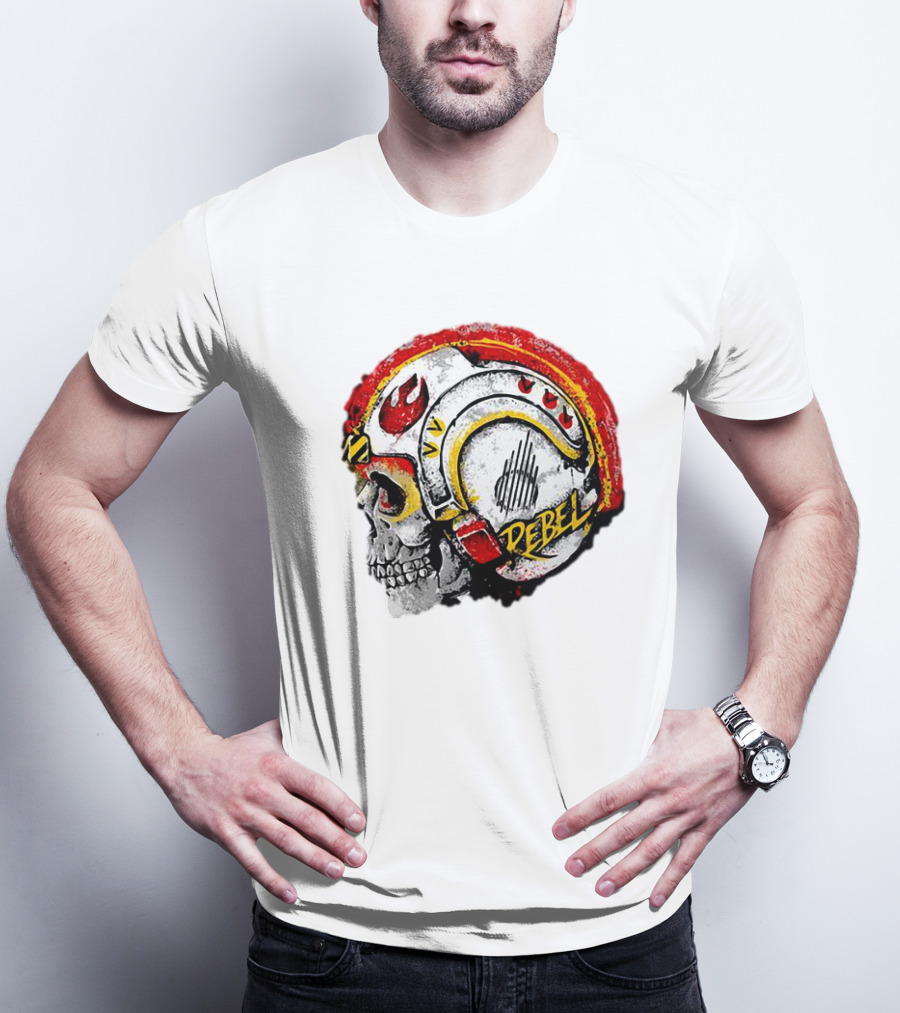 Star Wars Rebel Skull Helmet T-Shirt