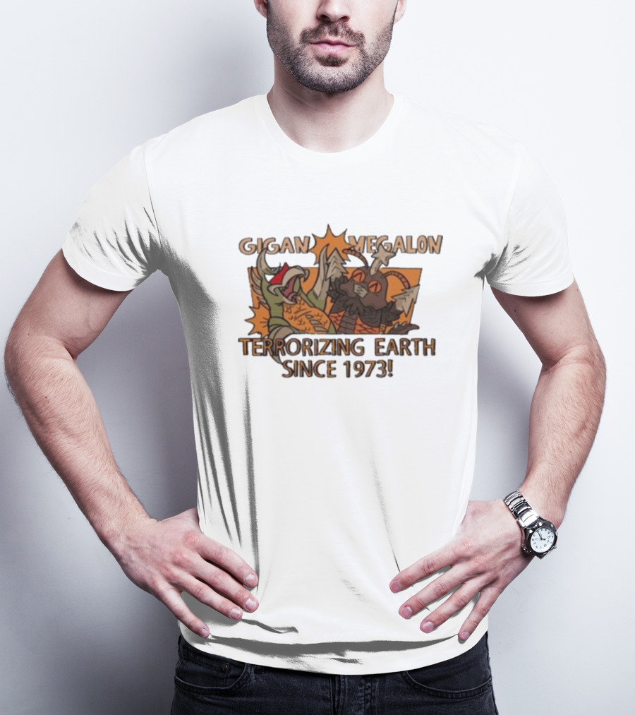 Gigan Megalon Terrorizing Earth Since 1973 T-Shirt