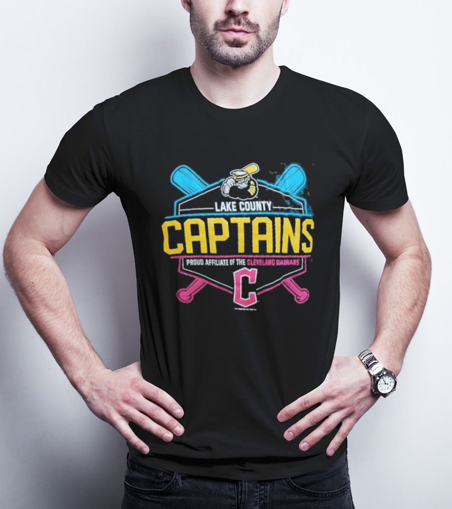 Lake County Captains Proud Affiliate Of The Cleveland Guardians T-Shirt