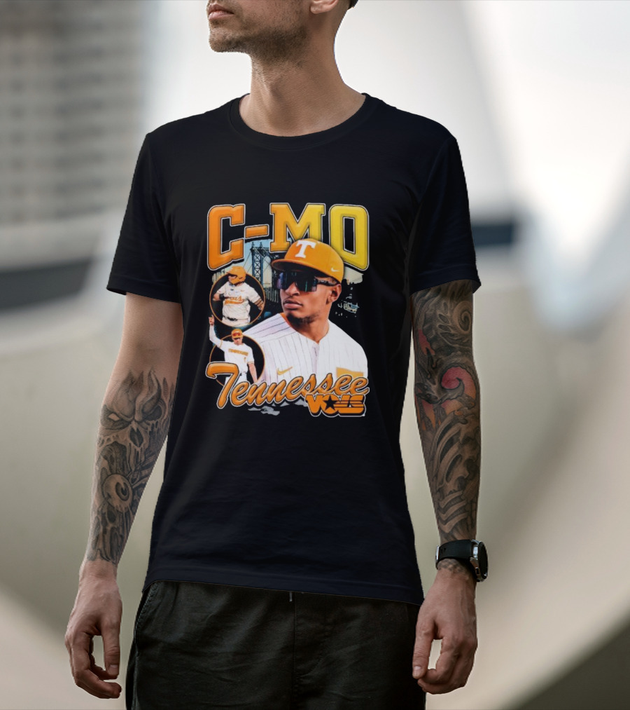 C-MO Tennessee Vols Baseball Vintage T-Shirt