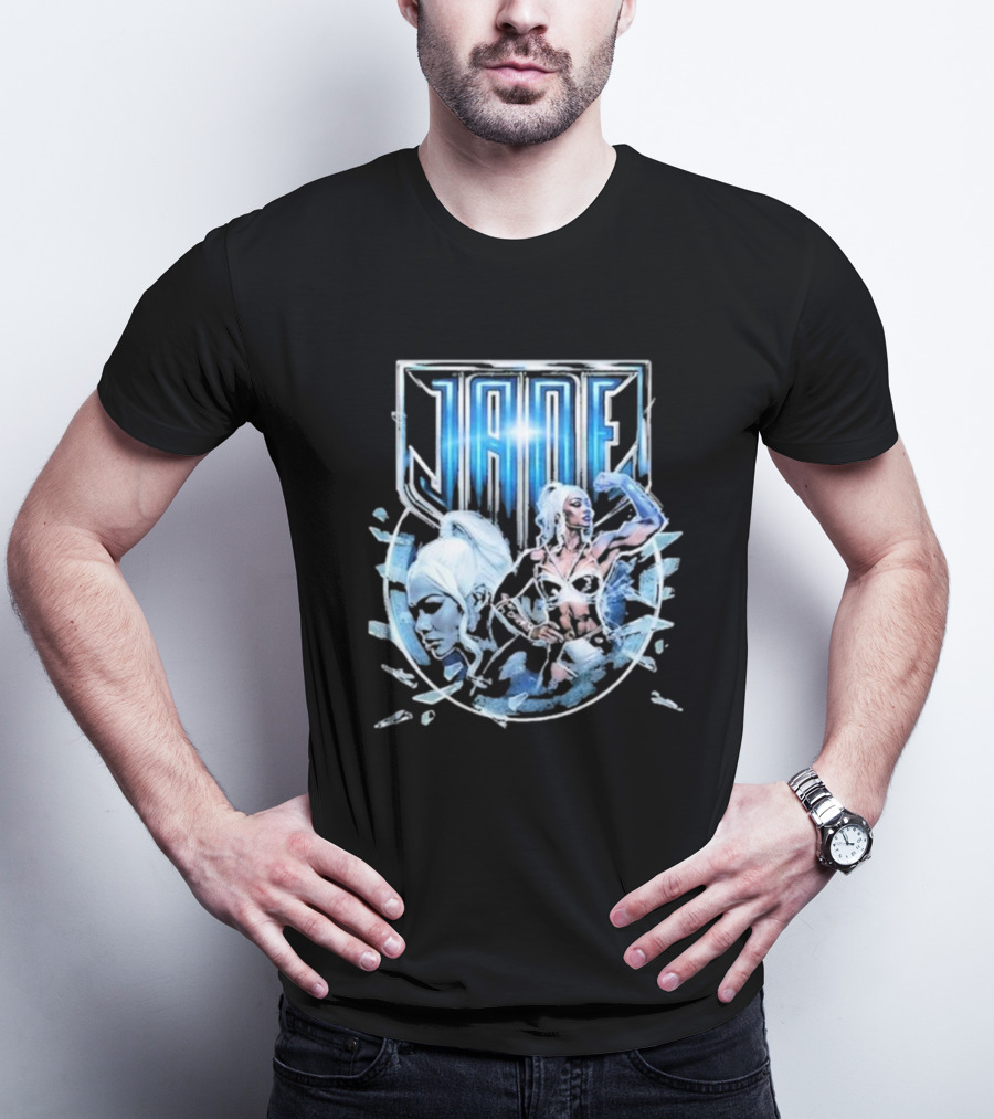 Jade Shattered Glass Power Pose T-Shirt