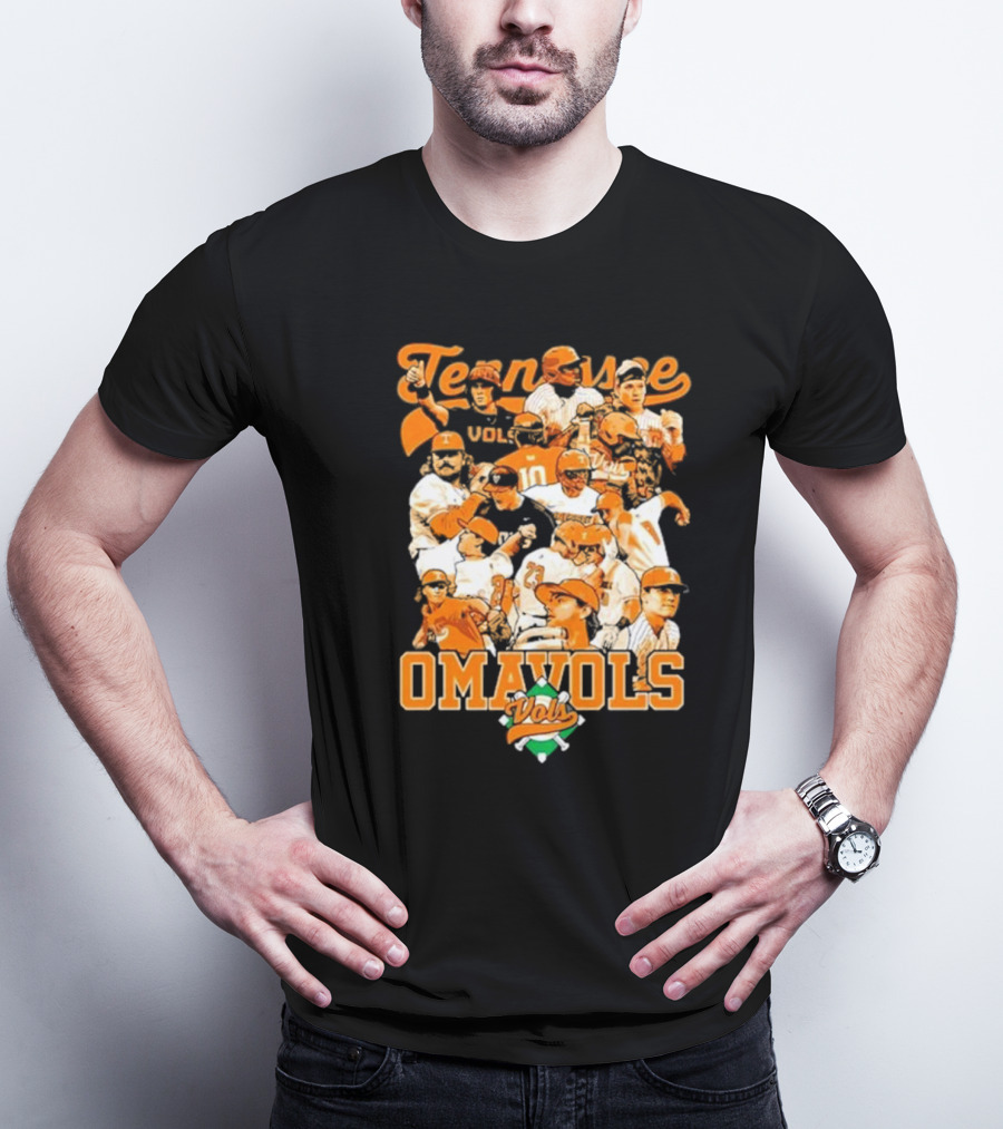 Tennessee Omavols Vols Baseball Team Players T-Shirt