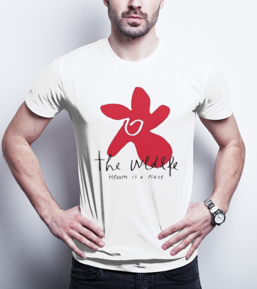 The Wldlfe Heaven Is A Place Red Flower T-Shirt