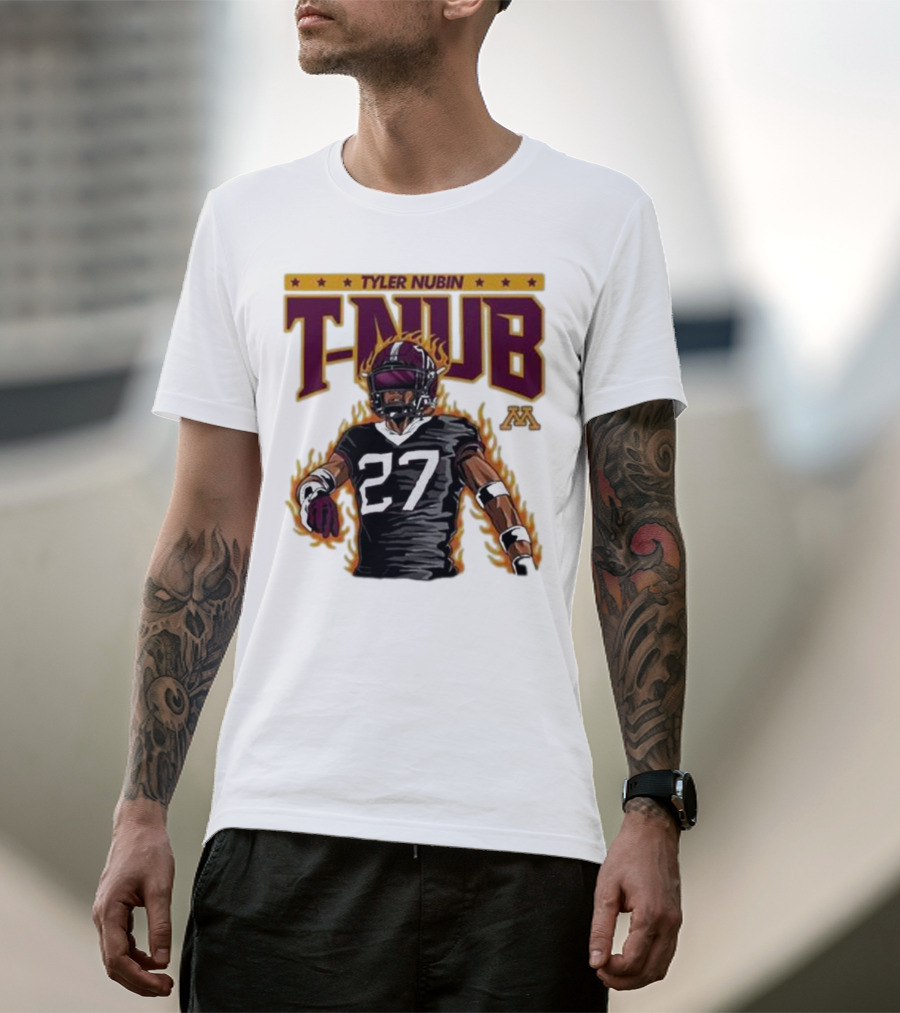 Ncaa Football Tyler Nubin T-Nub Defensive Back 27 Youth T-Shirt