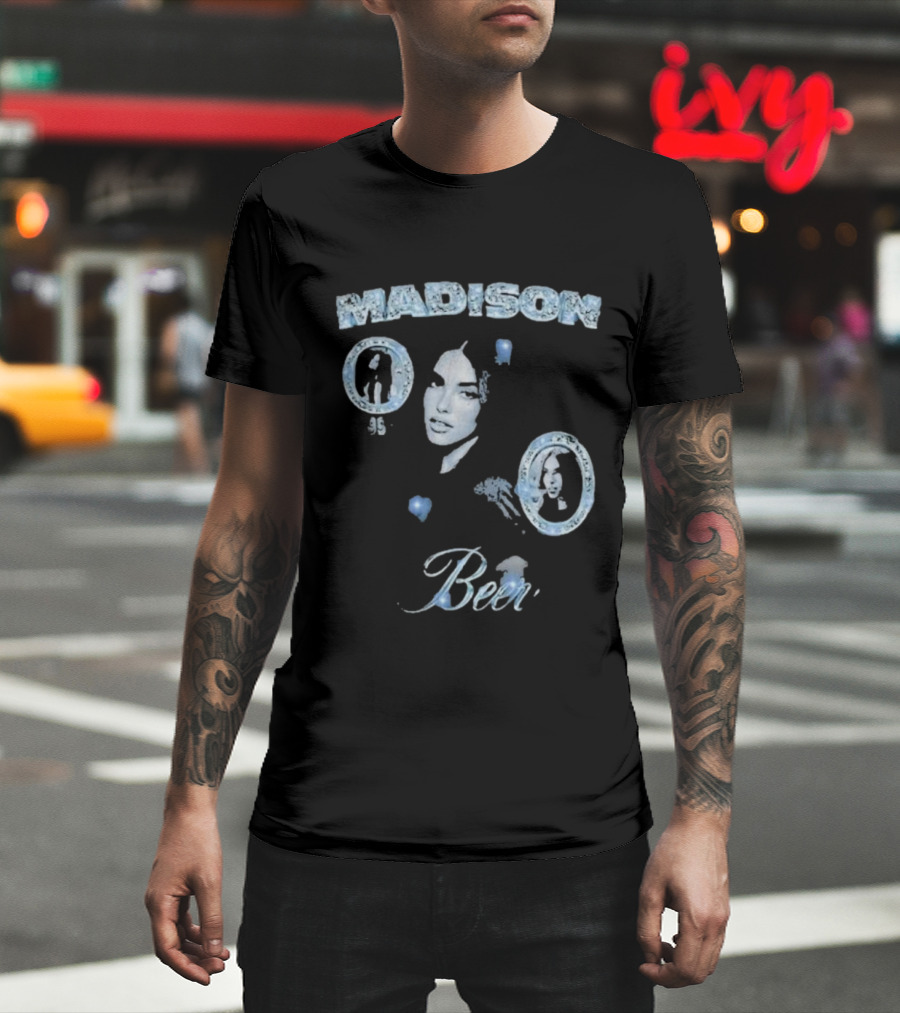 Madison Beer 95 Blue Gem Portraits T-Shirt