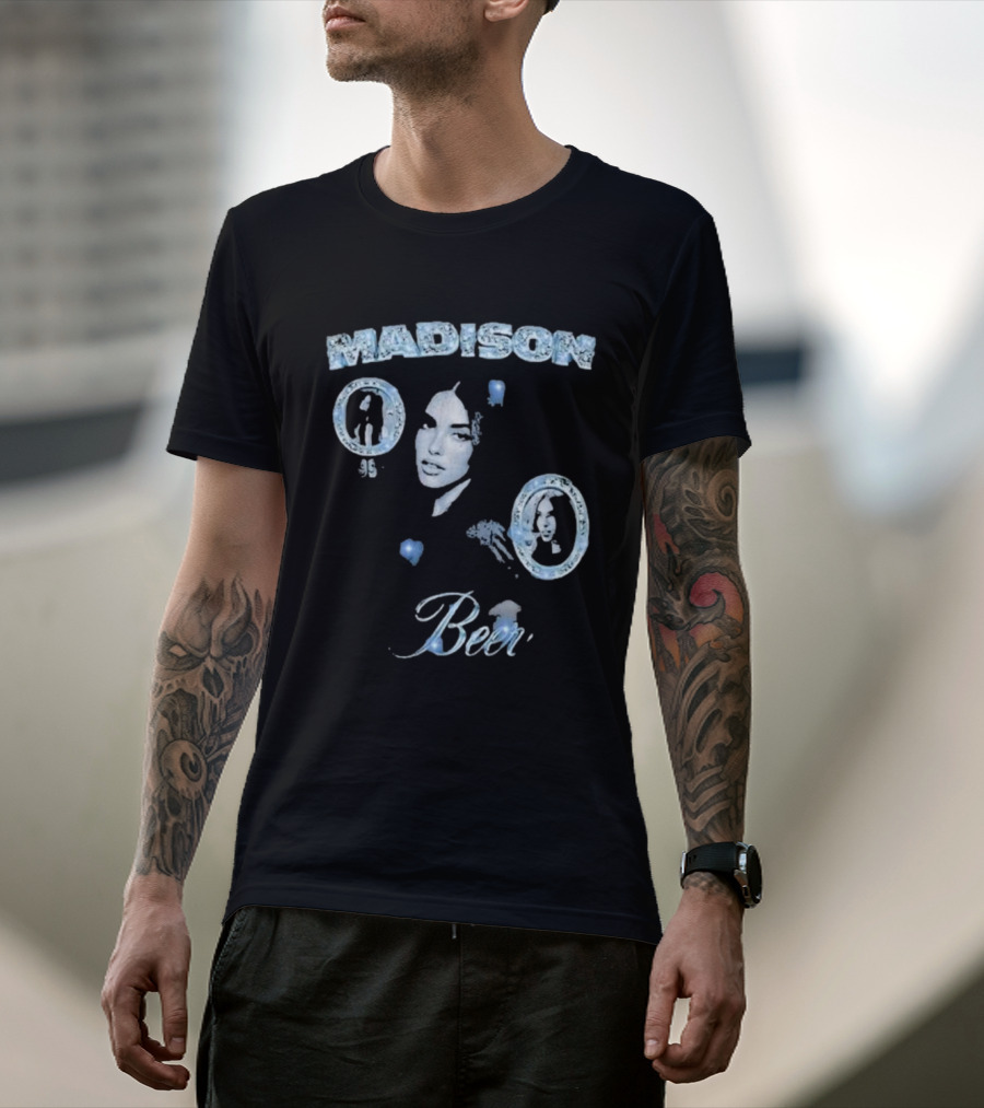Madison Beer 95 Blue Gem Portraits T-Shirt