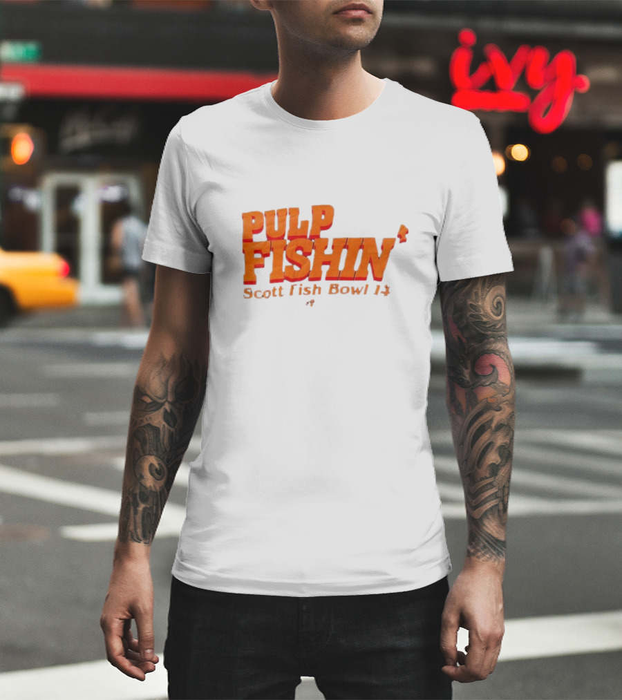Pulp Fishin Scott Fish Bowl 14 T-Shirt