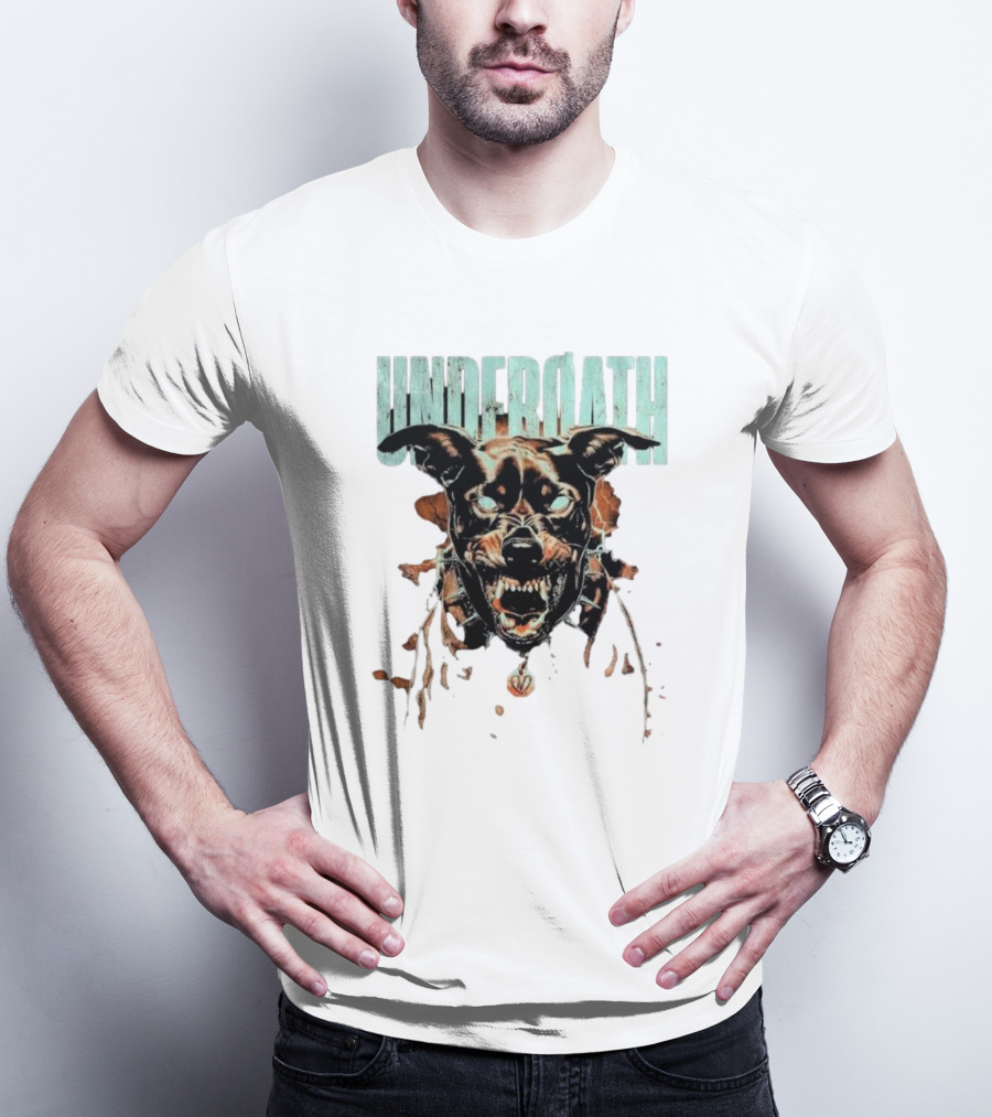 Underoath Emo’s Not Dead Horror Dog Fierce Canine T-Shirt