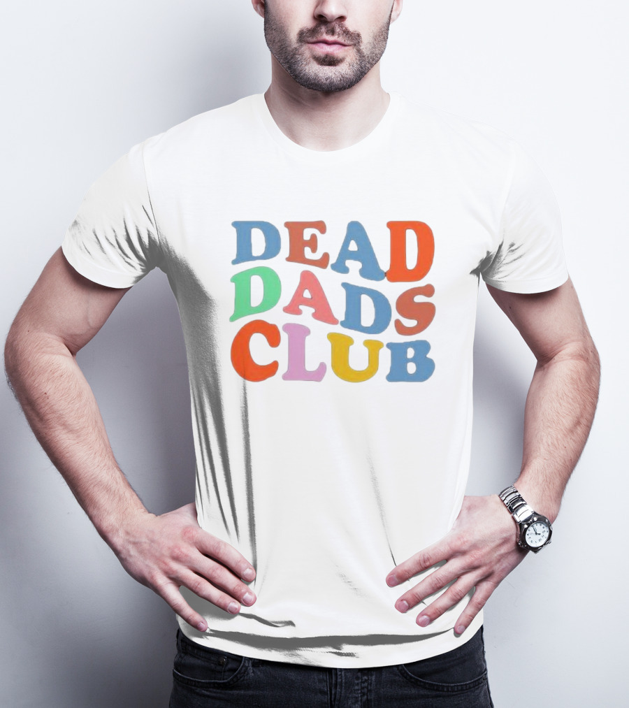 Wenshmoople Multicolored Dead Dads Club T-Shirt