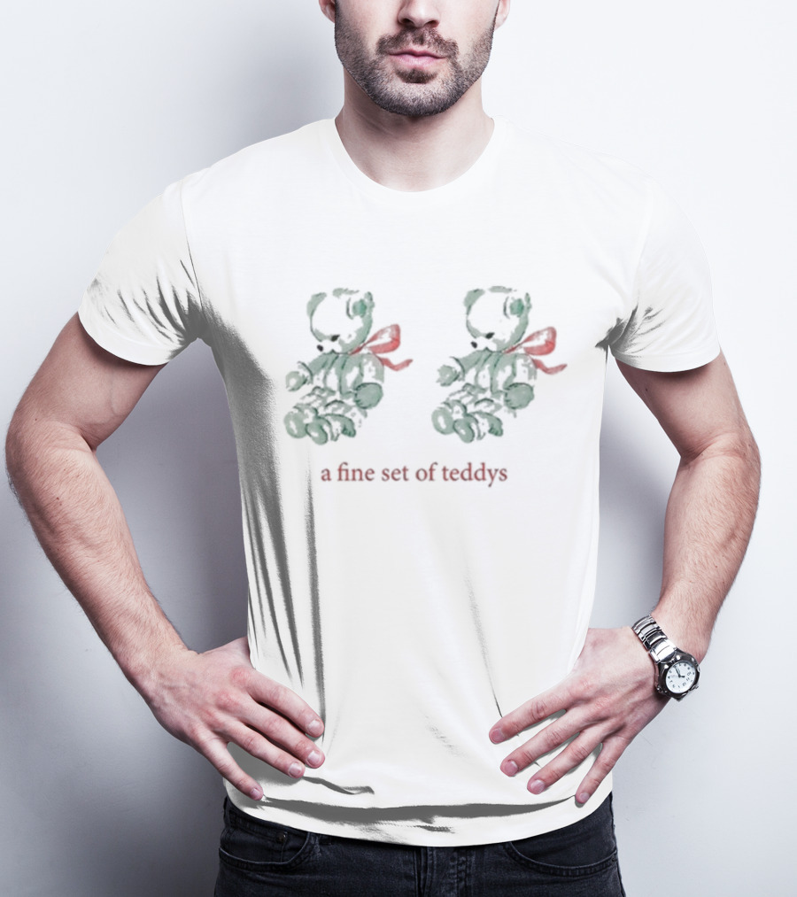 A Fine Set Of Teddys With Red Bows T-Shirt