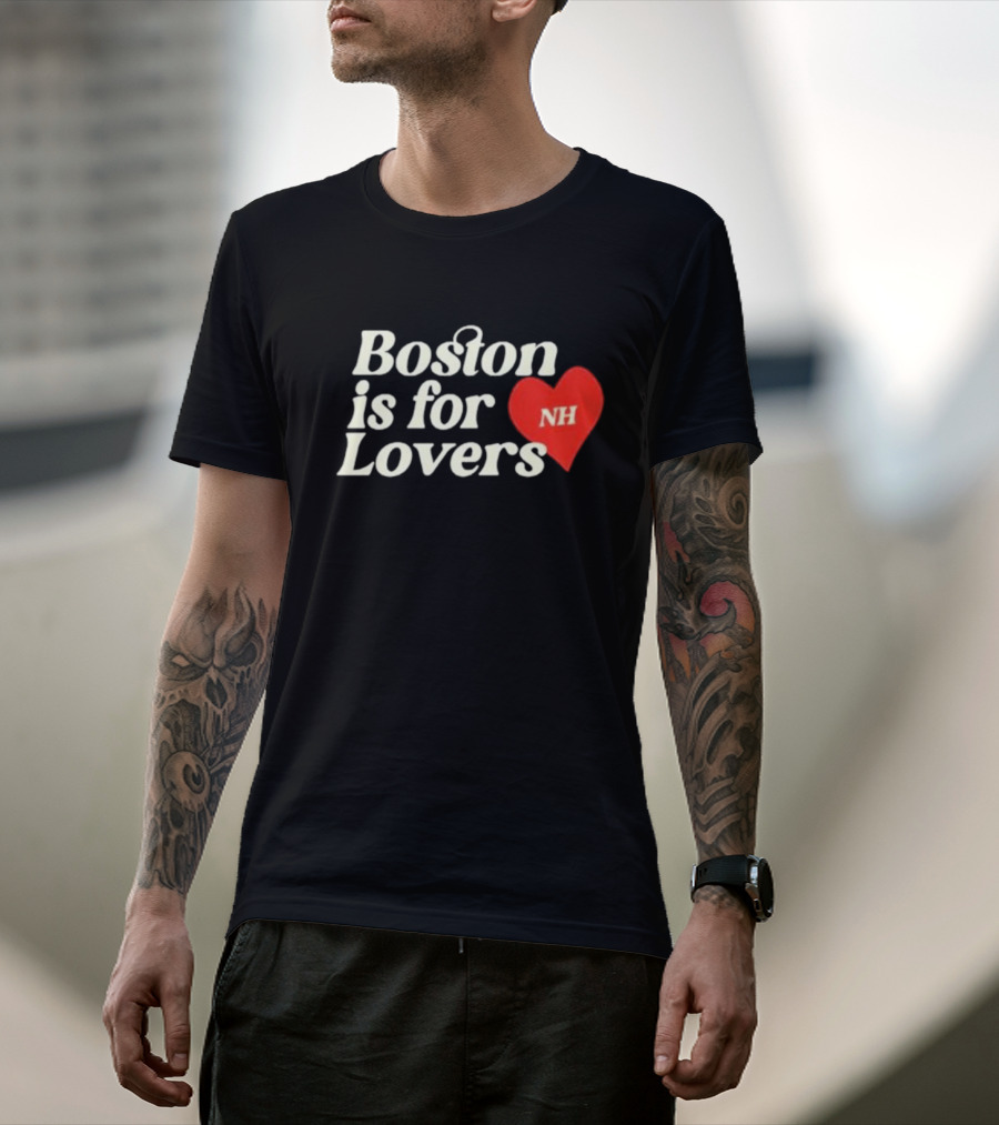 Boston Is For Lovers NH Heart T-Shirt