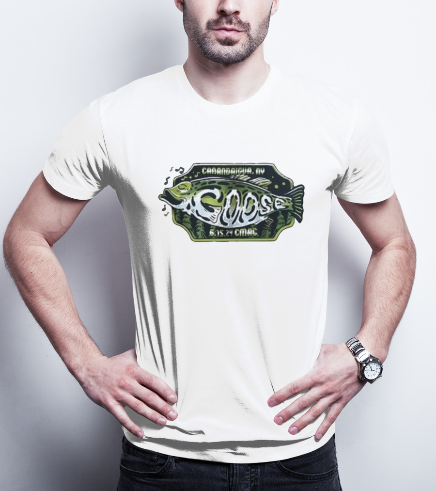 Canandaigua NY Goose Fish Art 6 15 24 CMAC T-Shirt