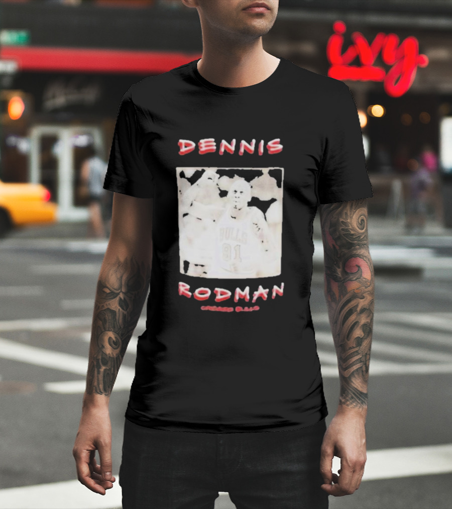 DENNIS RODMAN BULLS 91 CHICAGO BASKETBALL T-Shirt