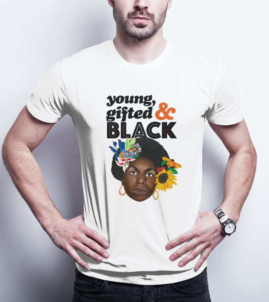 Young Gifted And Black Nina En Printemps T-Shirt