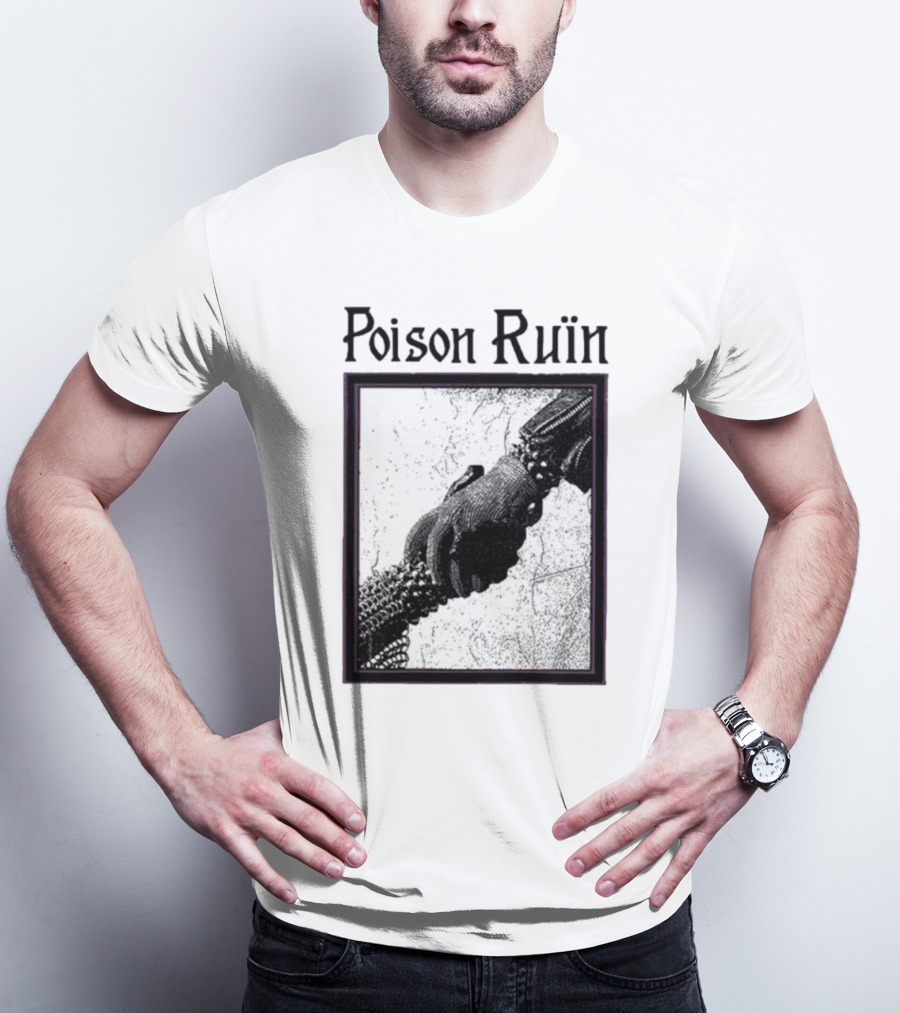 Poison Ruïn Medieval Chainmail Handshake Confrere T-Shirt