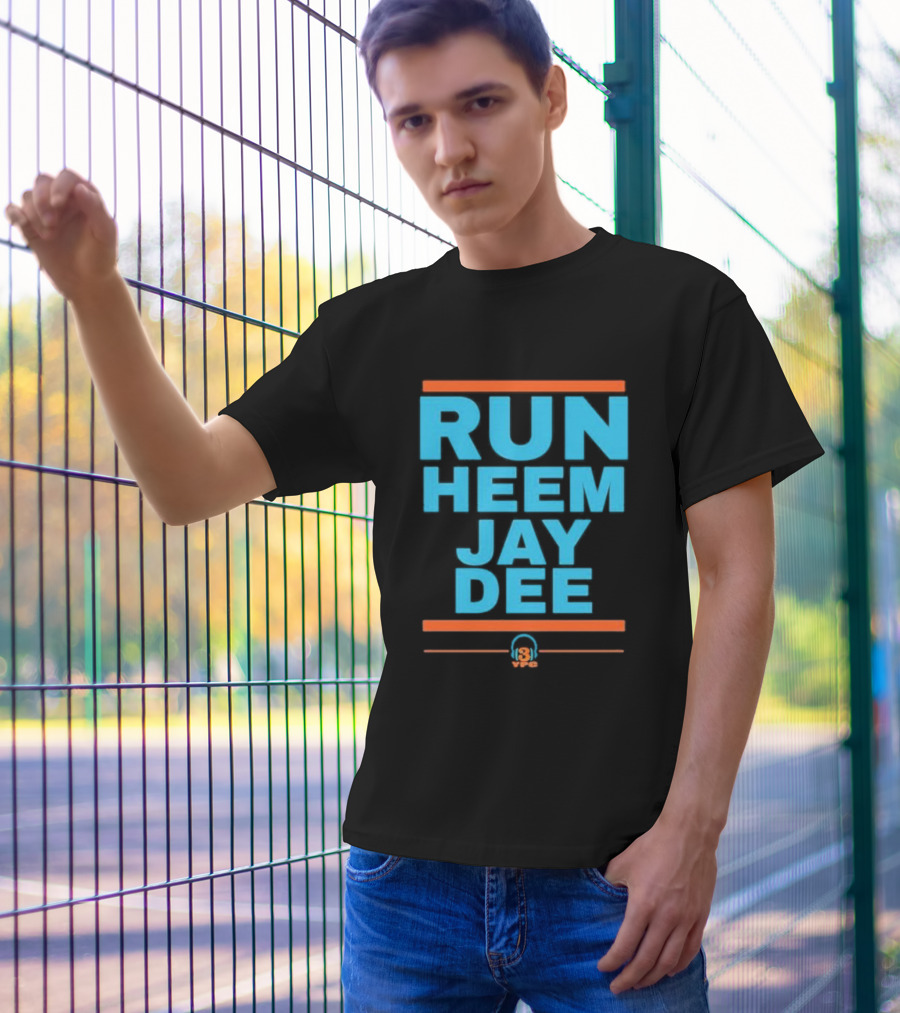 RUN HEEM JAY DEE 83 VPG Miami Dolphins T-Shirt