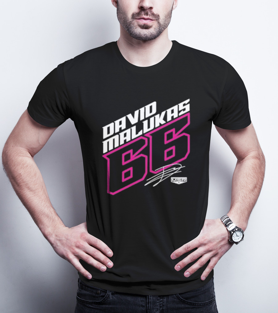 David Malukas 66 MSR Racing Signature T-Shirt