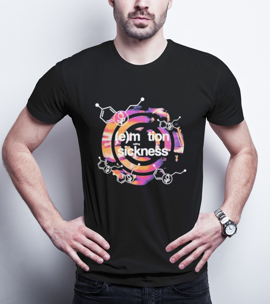 E Motion Sickness With Dine Alone Psychedelic Chemistry Vibes T-Shirt