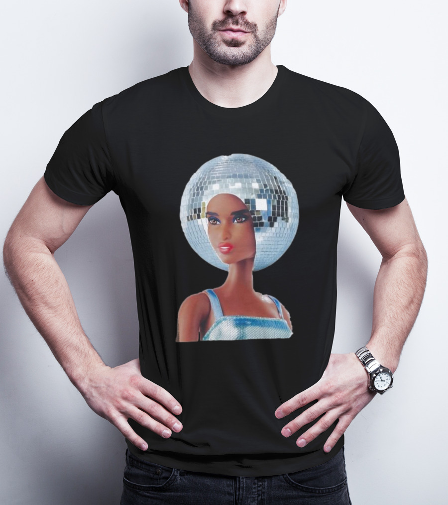 Discodiva Daytrip Ready Mirror Ball Glam Elegance T-Shirt
