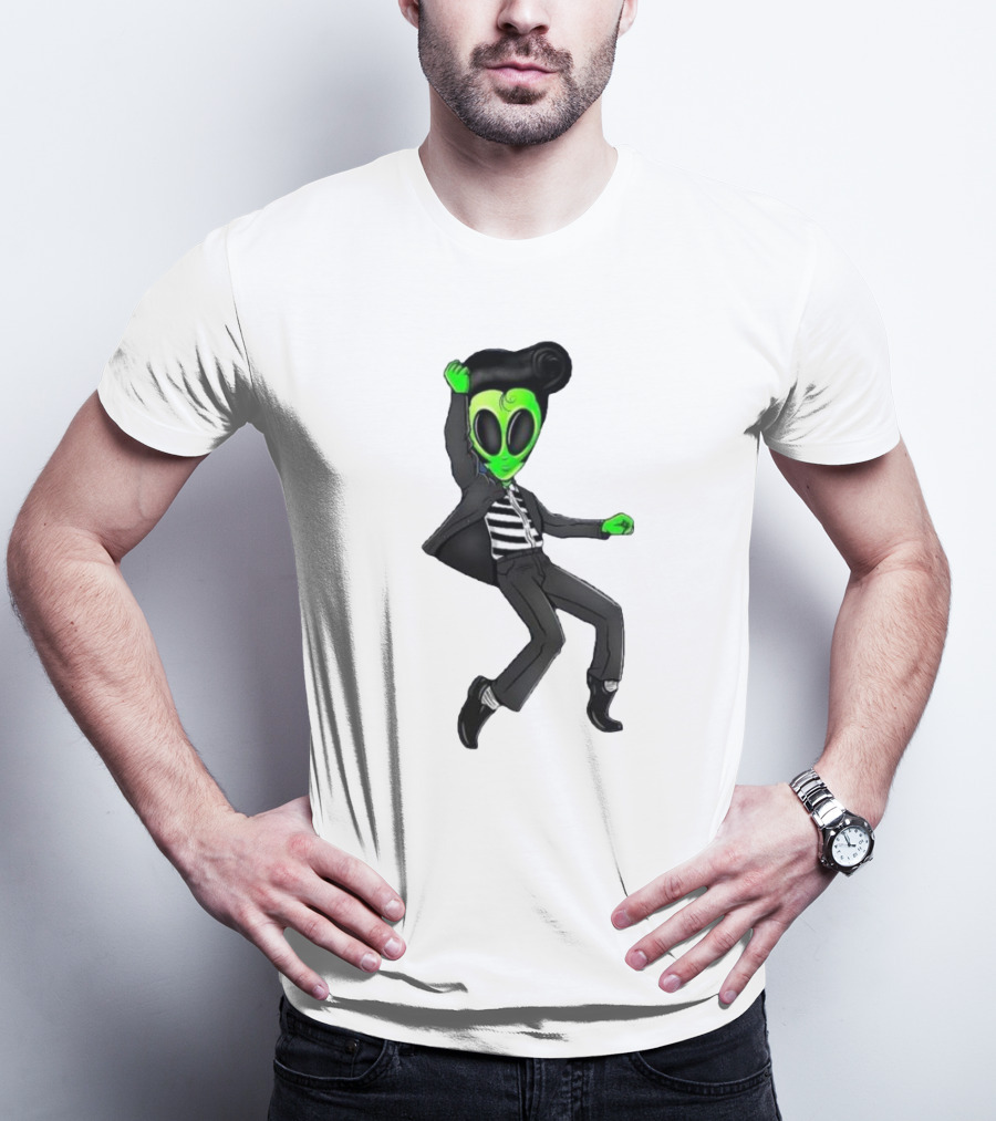 Jailhouse Rock Alien Elvis Presley Dance T-Shirt