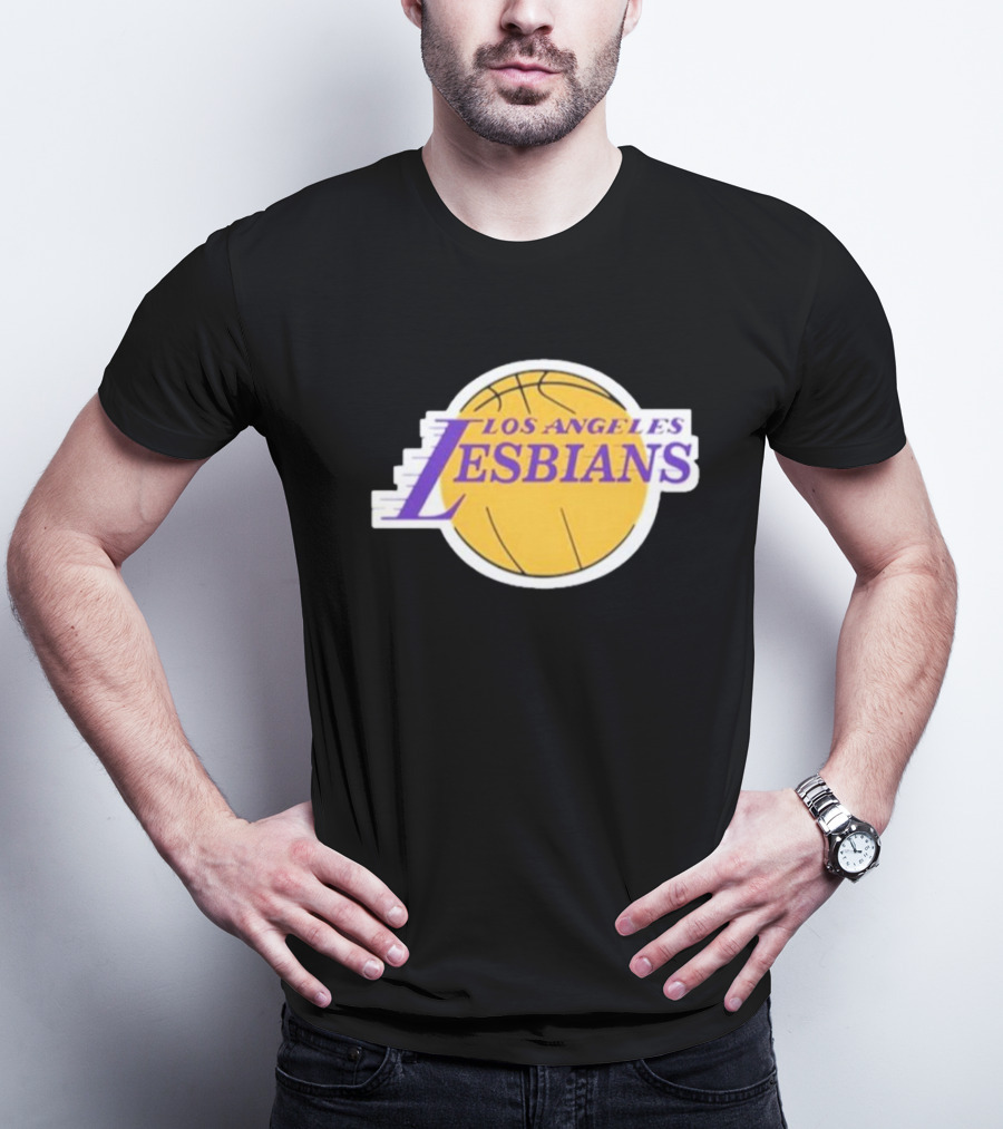 Lakeyia Brown Los Angeles Lesbians Basketball Logo Lakers T-Shirt