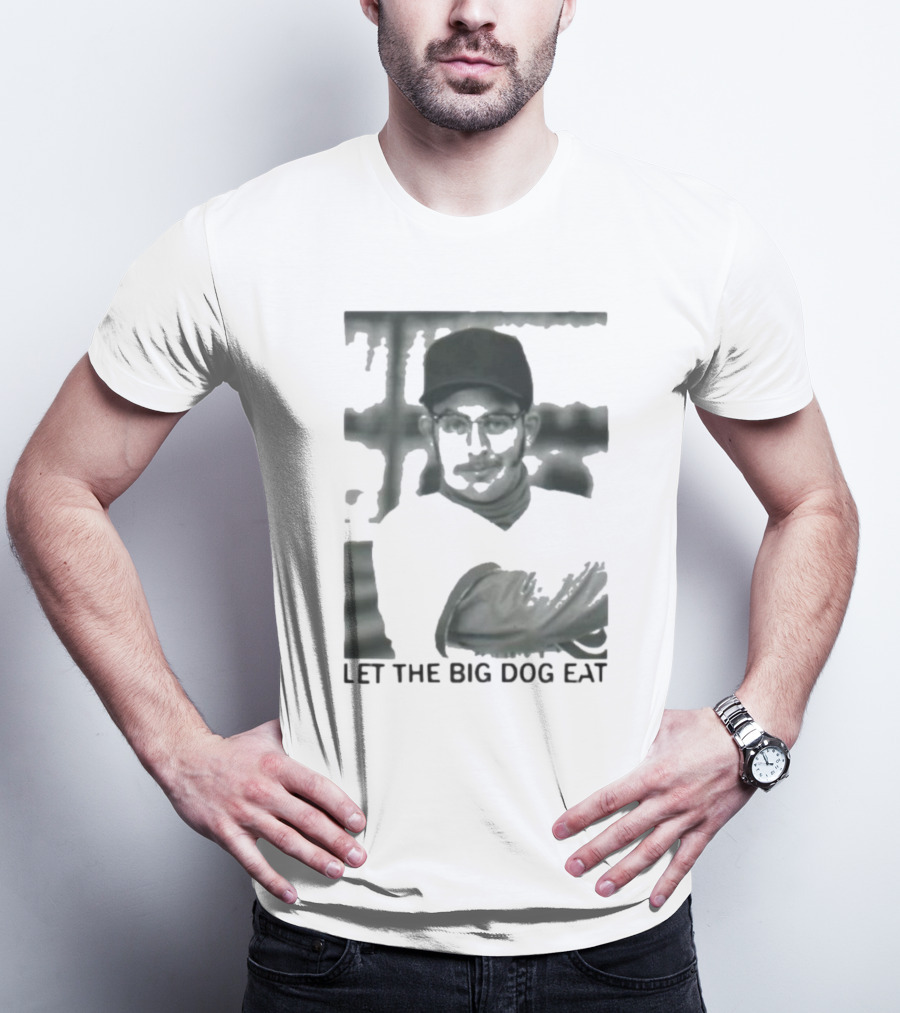 Let The Big Dog Eat - Baseball Pitcher In Action T-Shirt