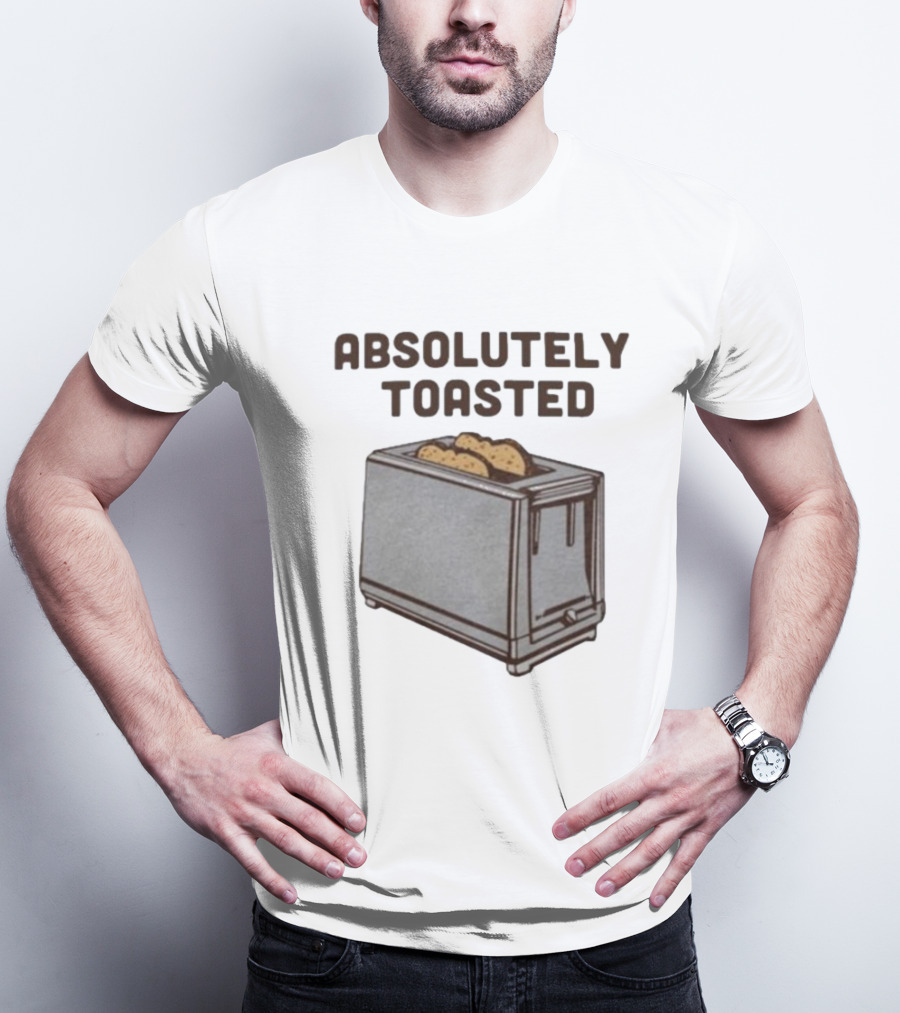 Absolutely Toasted Retro Toaster T-Shirt