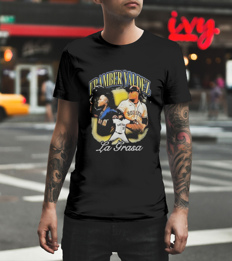 Framber Valdez Houston Astros La Grasa T-Shirt
