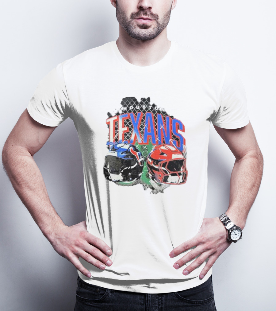 HOUSTON TEXANS HELMETS FOOTBALL GRIDIRON T-Shirt