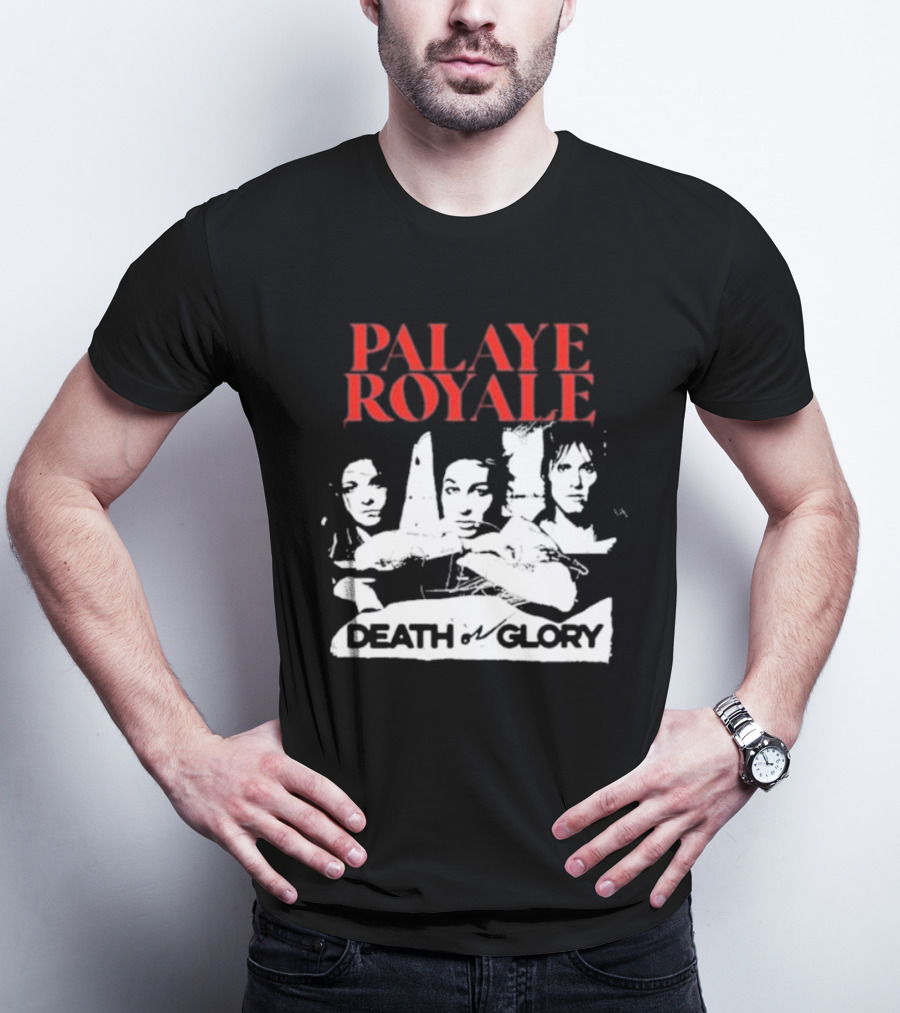 Palaye Royale Death Or Glory Band Member Portrait Trio T-Shirt