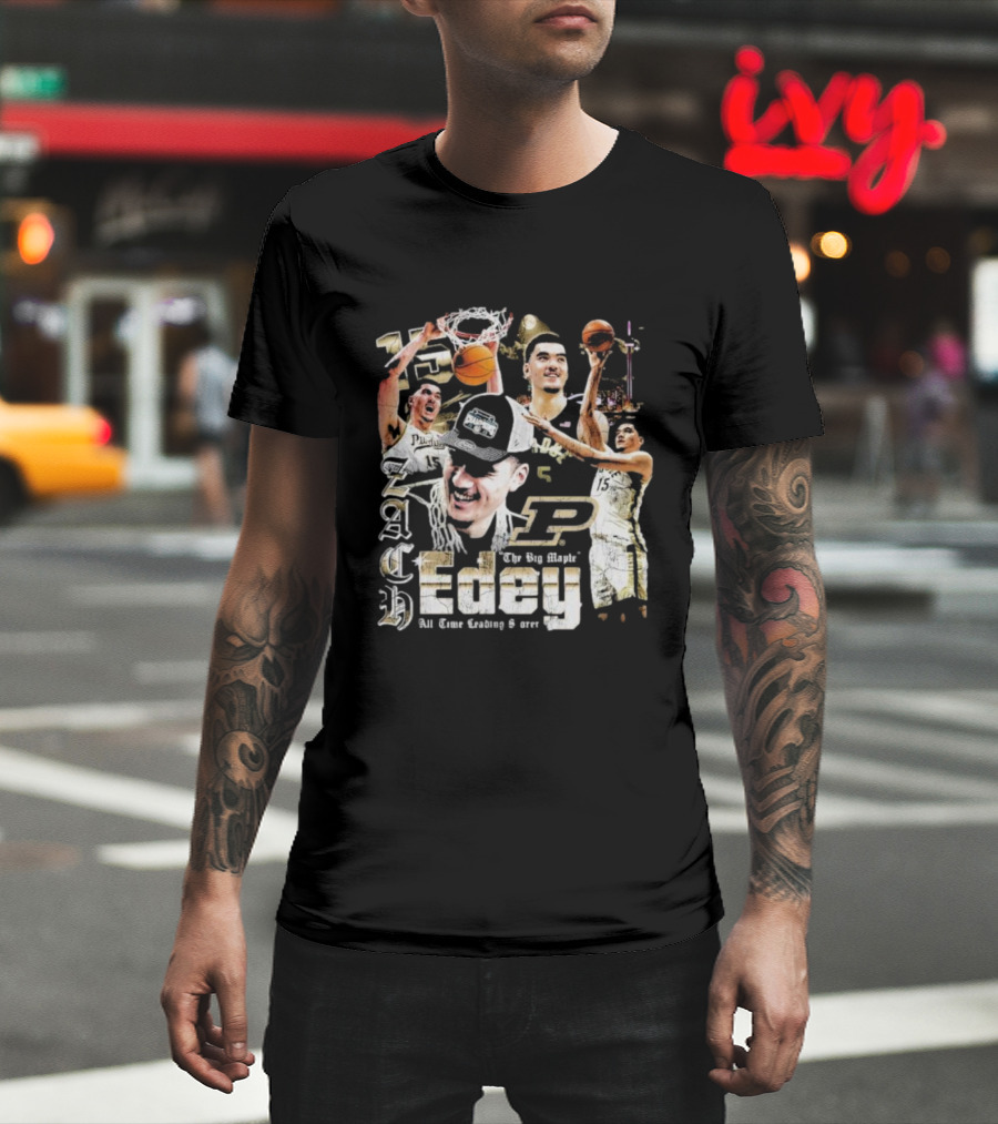 Zach Edey The Big Maple Purdue All Time Leading Scorer T-Shirt