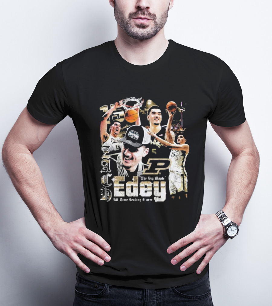Zach Edey The Big Maple Purdue All Time Leading Scorer T-Shirt