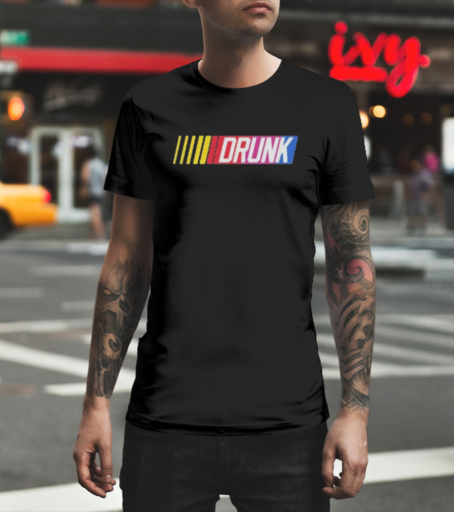 Silly Geese Racing Style Drunk Nascar T-Shirt
