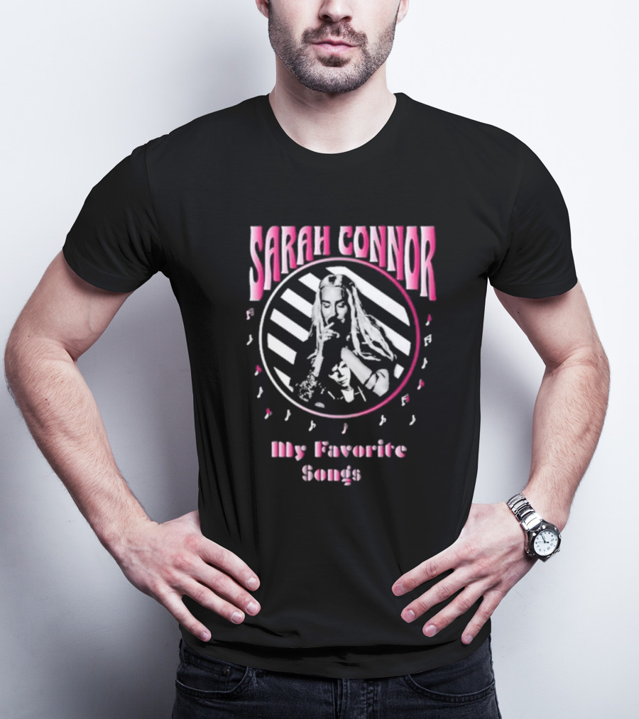 Sarah Connor My Favorite Songs Retro Music T-Shirt
