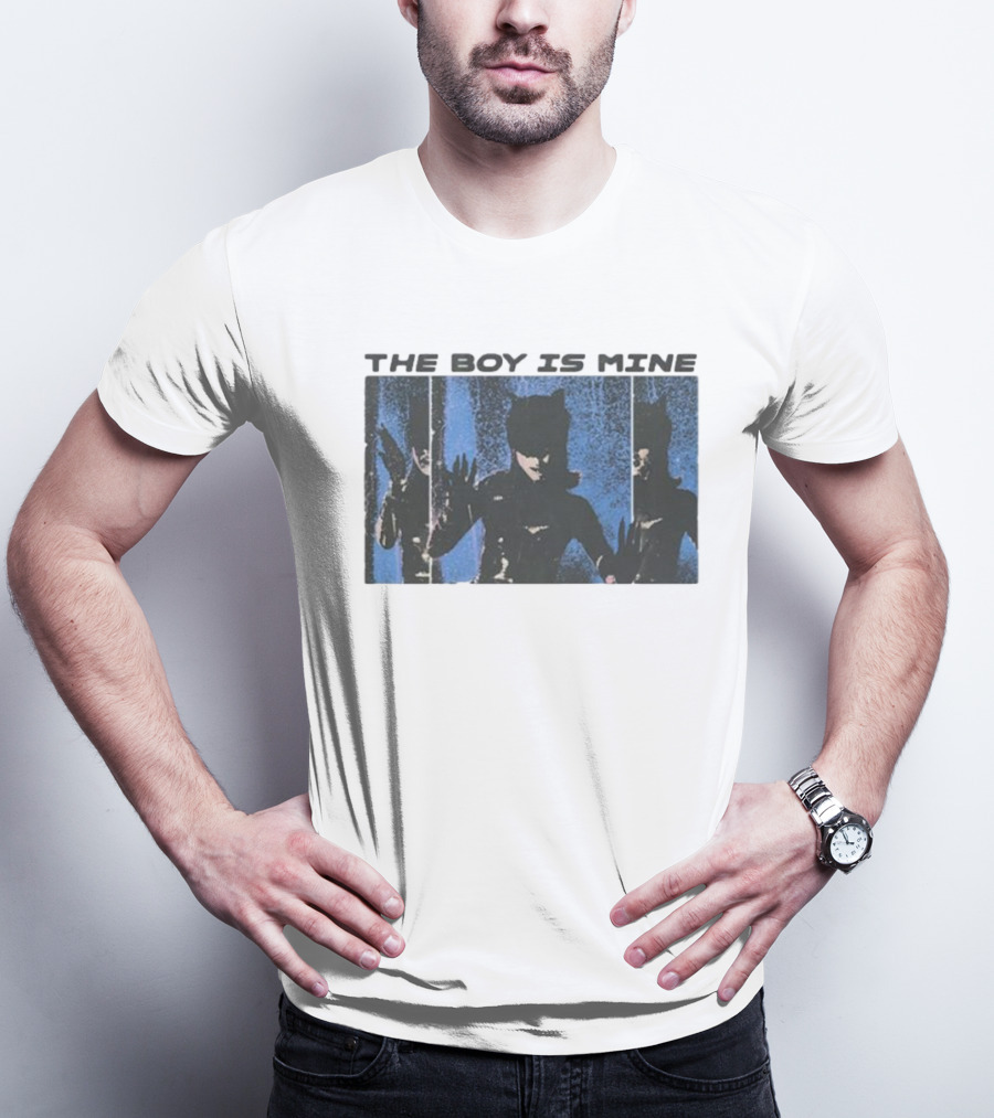 The Boy Is Mine Catwoman Reflection Trio T-Shirt