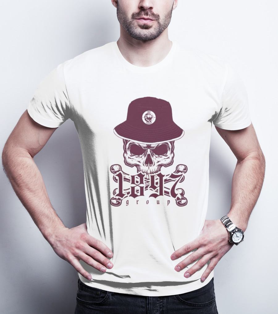 1897 Group Skull With Hat T-Shirt