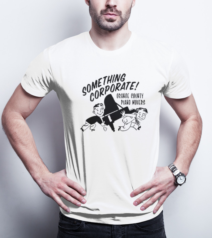Something Corporate Orange County Piano Movers Andrew McMahon T-Shirt