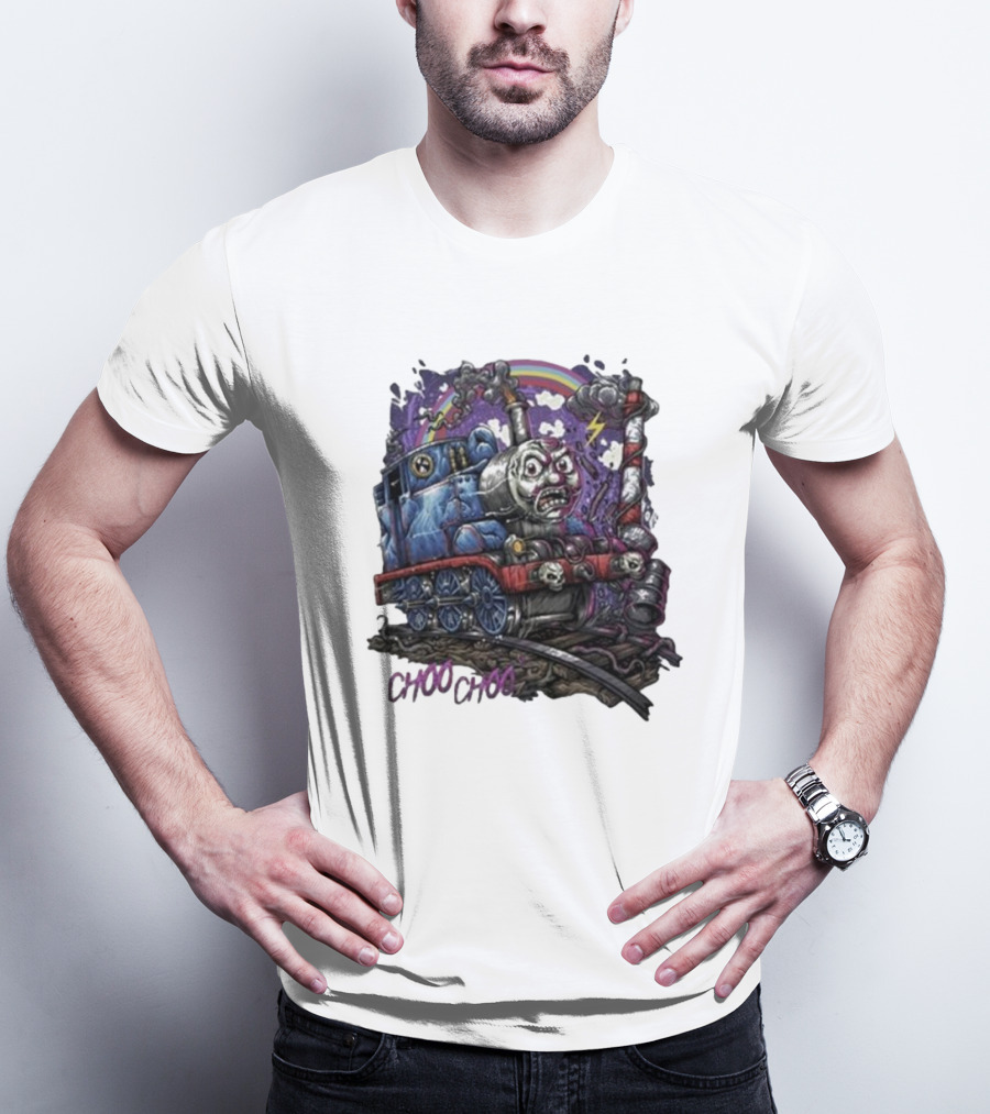 Damaged Society Choo Choo Train Madness T-Shirt