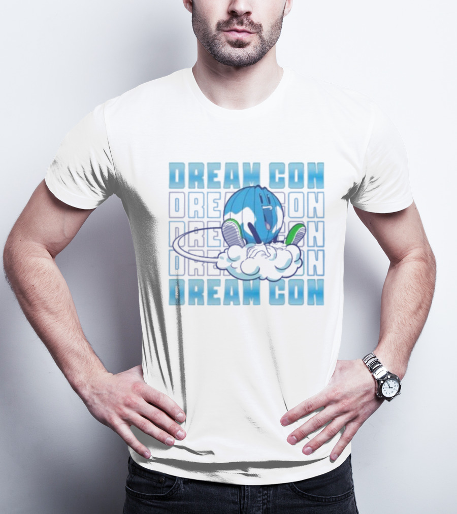 Dream Con Globoy Blue Planet And Sneakers T-Shirt