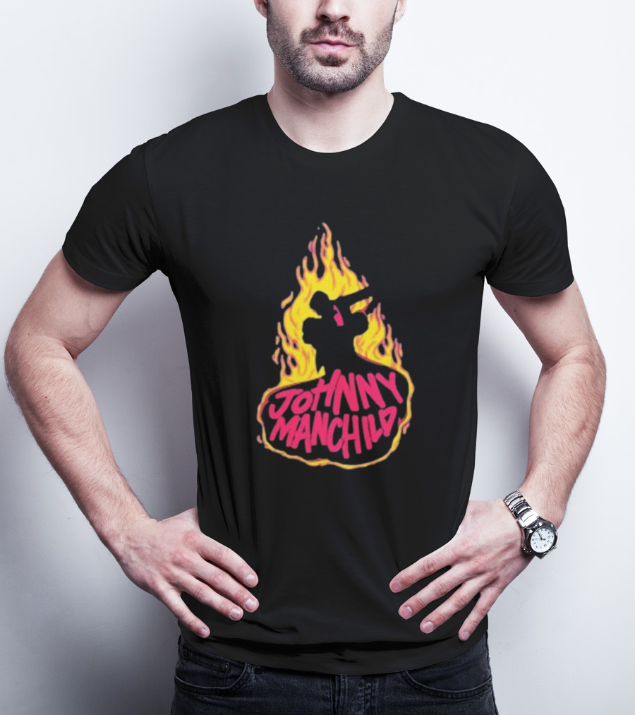 Johnny Manchild Fire Dance Silhouette Flame T-Shirt