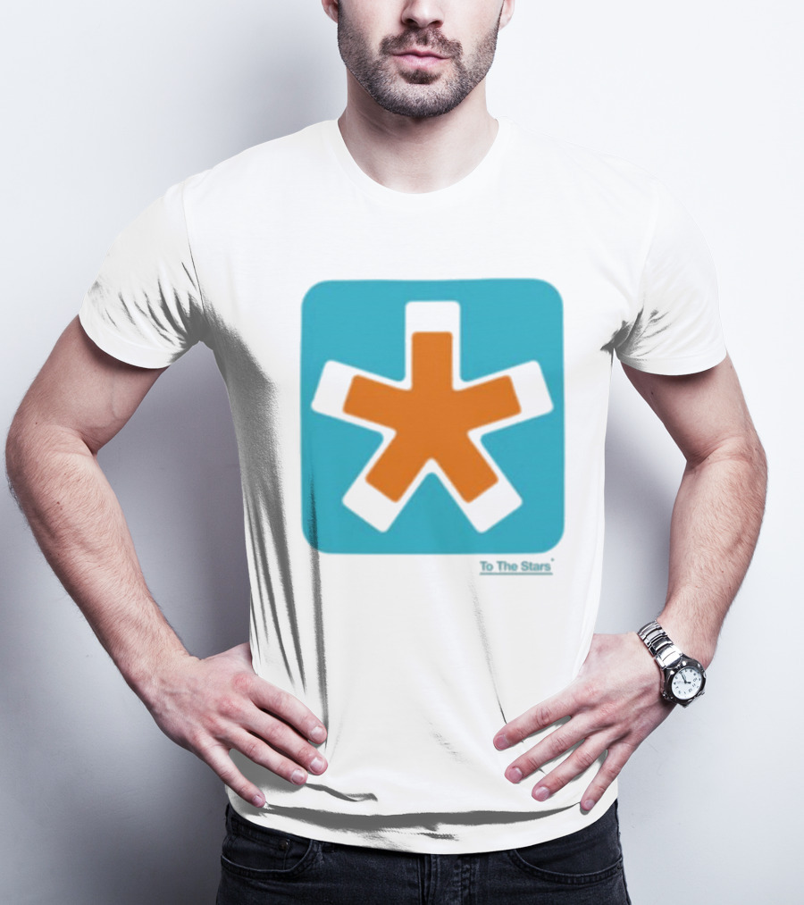 To The Stars Asterisk Icon Bold Colorful T-Shirt