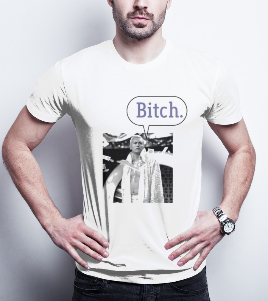 Kazuchika Okada Bitch Speech Bubble T-Shirt