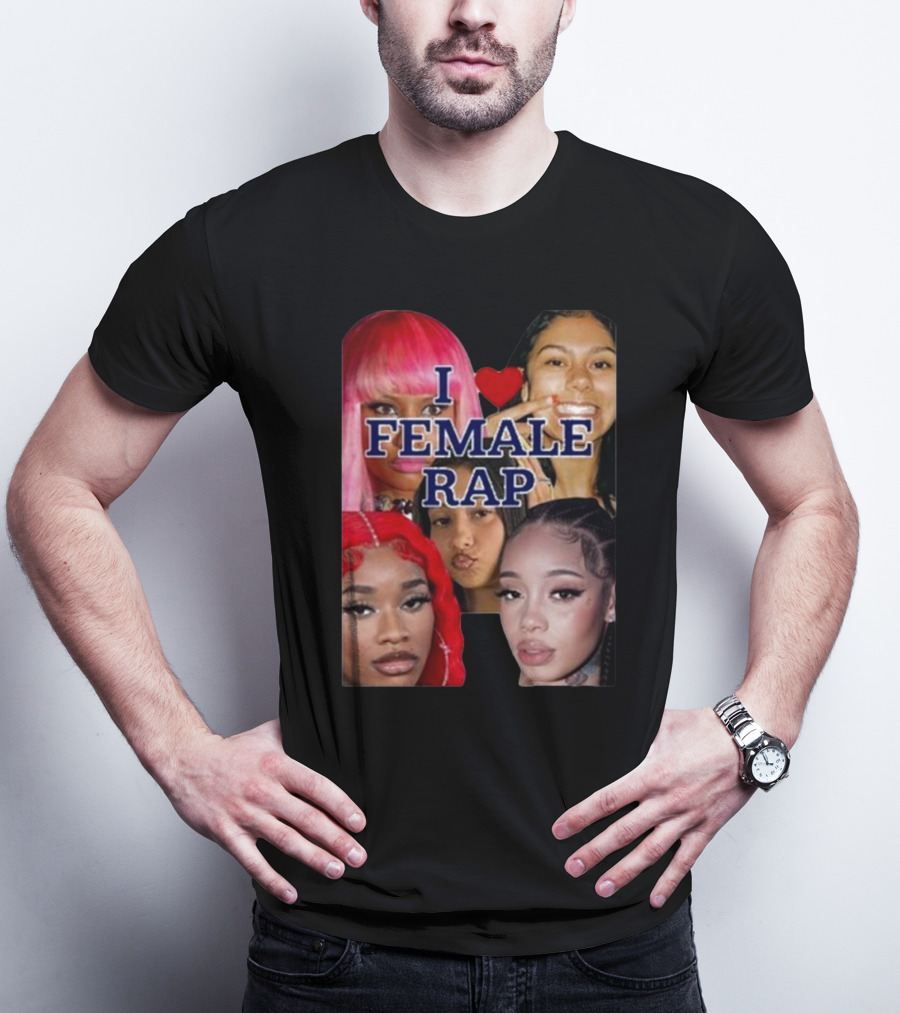 Nrth West Is My Spirit Animal I Love Female Rap Montage T-Shirt