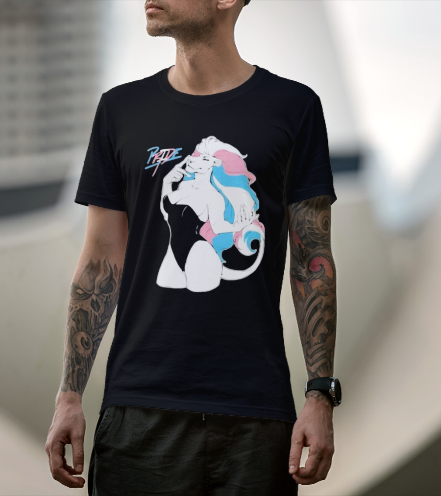 Pride Lioness Trans Flag Colors T-Shirt